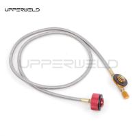 China Outdoor Gas Stove Control Valve with 1m Hose and Stainless Steel Gas Tank Adapter for sale