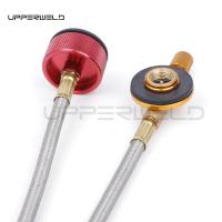 China Outdoor Gas Stove Control Valve with 1m Hose and Stainless Steel Gas Tank Adapter for sale
