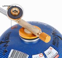 China Outdoor Gas Stove Control Valve with 1m Hose and Stainless Steel Gas Tank Adapter for sale