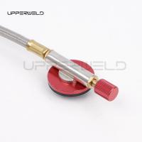 China Stove Burner Silver Gas Refill Valve Stainless Steel Line Regulating Valve 1m Length for sale