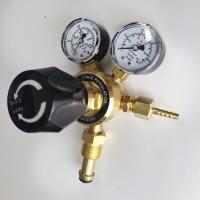 China ODM Supported British Style Argon Gas Regulator Dual Co2 Flowmeter for High Pressure Mig Tig Welding for sale