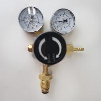 China ODM Supported British Style Argon Gas Regulator Dual Co2 Flowmeter for High Pressure Mig Tig Welding for sale