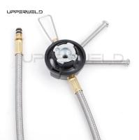 China Convenient Two-leg Cassette Connecting Gas Tank Control Valve for Picnic Camping Stove for sale