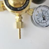 China ODM Supported British Style Argon Gas Regulator Dual Co2 Flowmeter for High Pressure Mig Tig Welding for sale