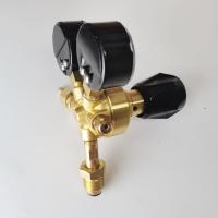 China ODM Supported British Style Argon Gas Regulator Dual Co2 Flowmeter for High Pressure Mig Tig Welding for sale