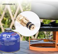 China Outdoor Camping Tools Durable Gas Stove Valve Cassette Gas Tank Conversion Head Adapter Bottle Adapter Connector for sale