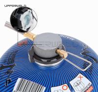 China Outdoor Camping Tools Durable Gas Stove Valve Cassette Gas Tank Conversion Head Adapter Bottle Adapter Connector for sale