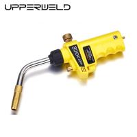 China ODM UP7600 Self Ignition Gas Brazing Burner Soldering for BBQ Burner Mapp Hand Torch for sale