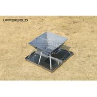 China Non-rusting Finishing Portable Stainless Steel BBQ Stove for Camping and Fire Pits for sale