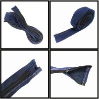 China Welding Protection Blue Fire Resistant Denim Jacket for Cable Cover TIG Welding Torch for sale