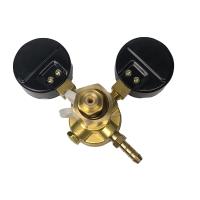 China Adjustable Gas Pressure Regulator with Brass Bar Body Material and Double-Head Design for sale