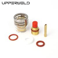 China TIG ACCESSORIES Gas Lens Wedge Collet and Pyrex Glass Nozzle for WP9 20 Welding Torch for sale