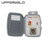 China TIG ACCESSORIES Gas Lens Wedge Collet and Pyrex Glass Nozzle for WP9 20 Welding Torch for sale