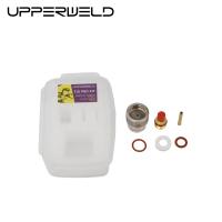 China TIG ACCESSORIES Gas Lens Wedge Collet and Pyrex Glass Nozzle for WP9 20 Welding Torch for sale