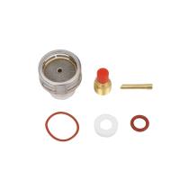 China WP9 20 Welding Torch Pyrex Glass Cup Kit 16 54NQCN 2.4MM Gas Lens Wedge Collect Easy for sale