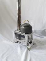 China Compact and Durable Outdoor Desktop Wood Stove for Camping 23*15*17cm Storage Size for sale