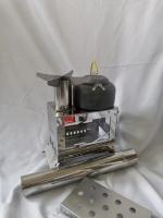 China Compact and Durable Outdoor Desktop Wood Stove for Camping 23*15*17cm Storage Size for sale