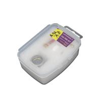 China Gas Lens Wedge Collect Pyrex Glass Cup Kit 2.4mm Clear for WP17 18 26 Welding Torch for sale