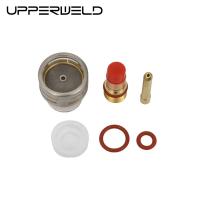 China WP17 18 26 Tig Consumables Torch 14 54NQCN Gas Lens Wedge Collect Pyrex Glass Cup Kit for sale
