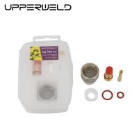 China WP17 18 26 Tig Consumables Torch 14 54NQCN Gas Lens Wedge Collect Pyrex Glass Cup Kit for sale