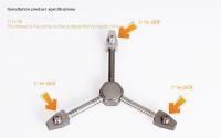 China 1kg Outdoor Camping Stove Head Converter Self-Closing Aluminum Alloy Adapter Cylinder for sale