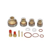 China OEM Customized TIG Accessories Gas Lens Wedge Collect and Ceramic Tig Welding Cup Set for sale
