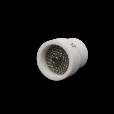 China 0.05kg Glass 2.4mm WP17 18 26 12 53NQCN Ceramic Tig Welding Cups for Tig Torch Consumables for sale