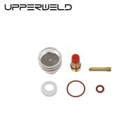 China Large Champagne Clear Nozzle Kit WP17 18 26 Gas Lens Wedge Collect for Tig Consumables for sale