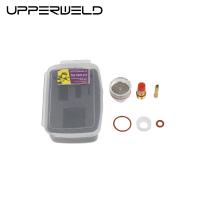 China Large Champagne Clear Nozzle Kit WP17 18 26 Gas Lens Wedge Collect for Tig Consumables for sale