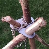 China Stainless Steel Picnic Tripod Convenient and Adjustable for Outdoor Campfire Barbecue for sale