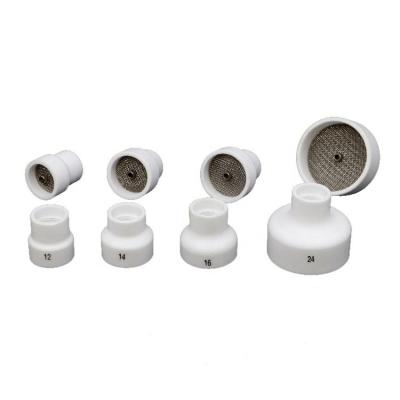 China Tig Welding Cups for Welding Torch WP17 18 26 White Ceramic Tig Consumables 0.05kg for sale