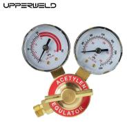 China Double-head Pressure Regulator with Brass Bar Body Material and Adjustable Pressure for sale