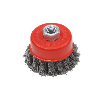 China Customized Support 3 inch Wire Wheel Brush Cup Brush 4 Pack for Welding ODM Supported for sale