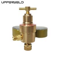 China Max. Outlet Pressure 10 Bar Customizable Brass Dual Stage Gas Regulator for Welding for sale