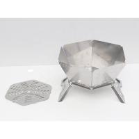 China Portable BBQ Charcoal Campfire Stove with Upper Folding Design 570mm*570mm*300cm for sale