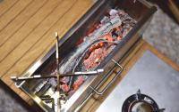 China Outdoor Camping Stainless Steel BBQ Stove Clean Finishing Upper Half-Unit Incendiary Table for sale
