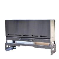 China Metal Type Stainless Steel BBQ Half-Unit Incendiary Table for Camping and Picnic for sale