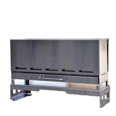 China Metal Type Stainless Steel BBQ Half-Unit Incendiary Table for Camping and Picnic for sale