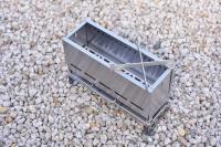 China Metal Type Stainless Steel BBQ Half-Unit Incendiary Table for Camping and Picnic for sale