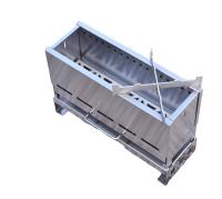 China Brushed Stainless Steel Portable 304 Fire Pit Charcoal Bonfire Stove for Outdoor Grill for sale