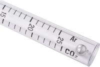 China Transparent 25ml Measuring Flowmeter for Mig Tig Welder Welding Suitable gas CO2/Argon for sale