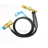 China Black Gold Upper Adjustable Flame Control Mapp/Propane Torch with Trigger and Hose for sale