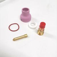 China WP17 18 26 Tig Consumables Torch Gas Lens Wedge Collect Champagne Nozzle 53NACN Kit for sale