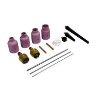 China Upgrade Your TIG Welding Torch with WP9 20 Ceramic Nozzle and Gas Lens Consumable Kit for sale