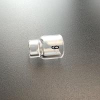 China OEM Support UPPERWELD 13NQ10-6 Clear Glass Nozzle Tig Accessories for Welding Torch for sale