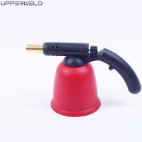 China Adjustable Flame Size Gas Hand Torch for BBQ Welding ABS Metal Type and 97.1g Weight for sale