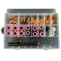 China Welding Torch Gas Lens Wedge Collect Ceramic Nozzle Kit for Tig Welding Consumables for sale