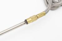 China Telescopic Gas Torch for Outdoor Camping BBQ Hiking Travelling Copper Stainless Steel for sale