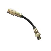 China Customized Black 5 Pin Male to Male HF Wire Adapters Control Wire Plugs for TIG Welding Accessories for sale