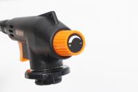 China Black Customized Support Gas Torch Butane Lighter Torch Flame Gun with Piezo Ignition for sale